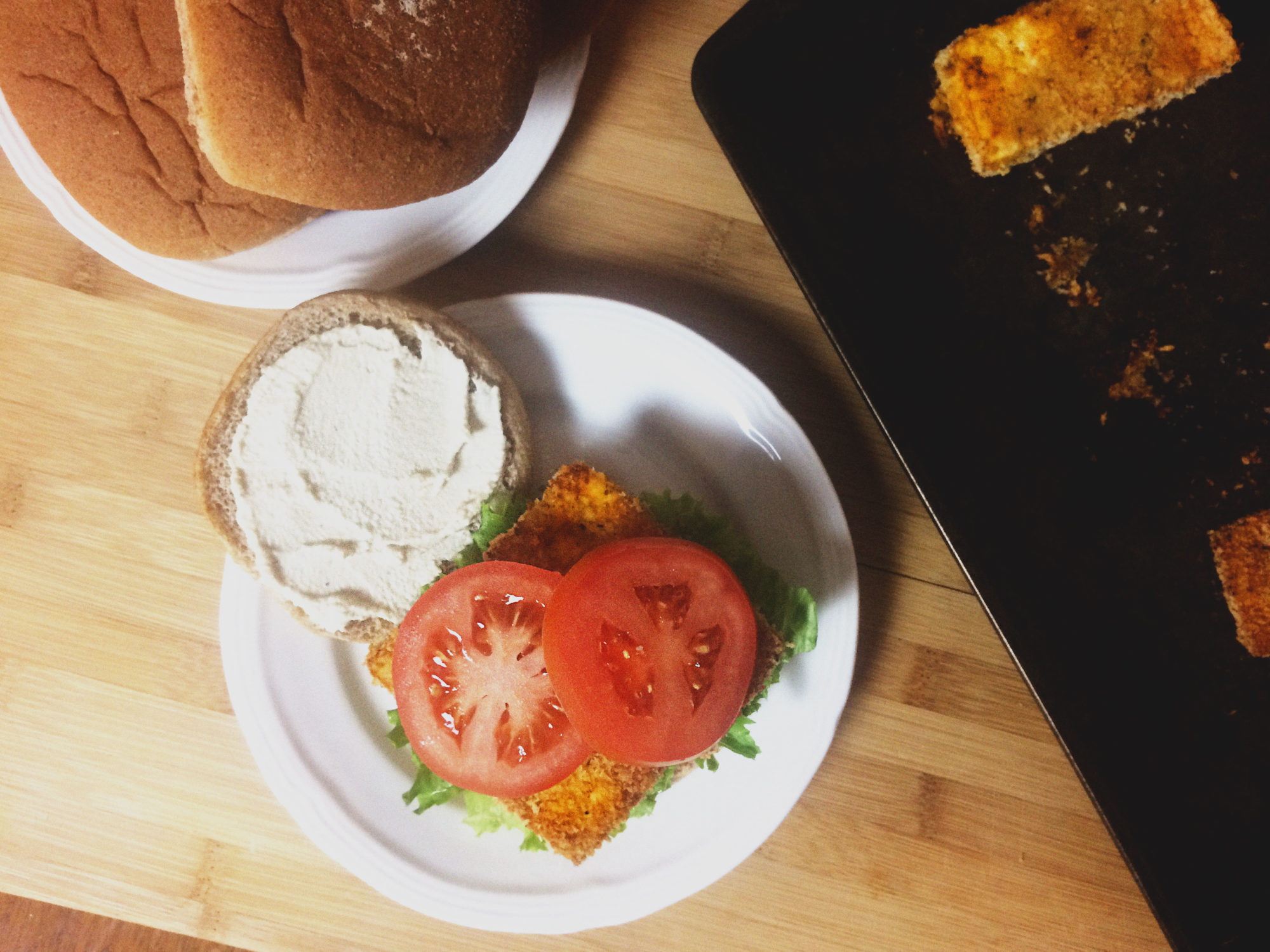 Healthy Fast Food Style Crispy "Chicken" Sandwich » Vegan Food Lover
